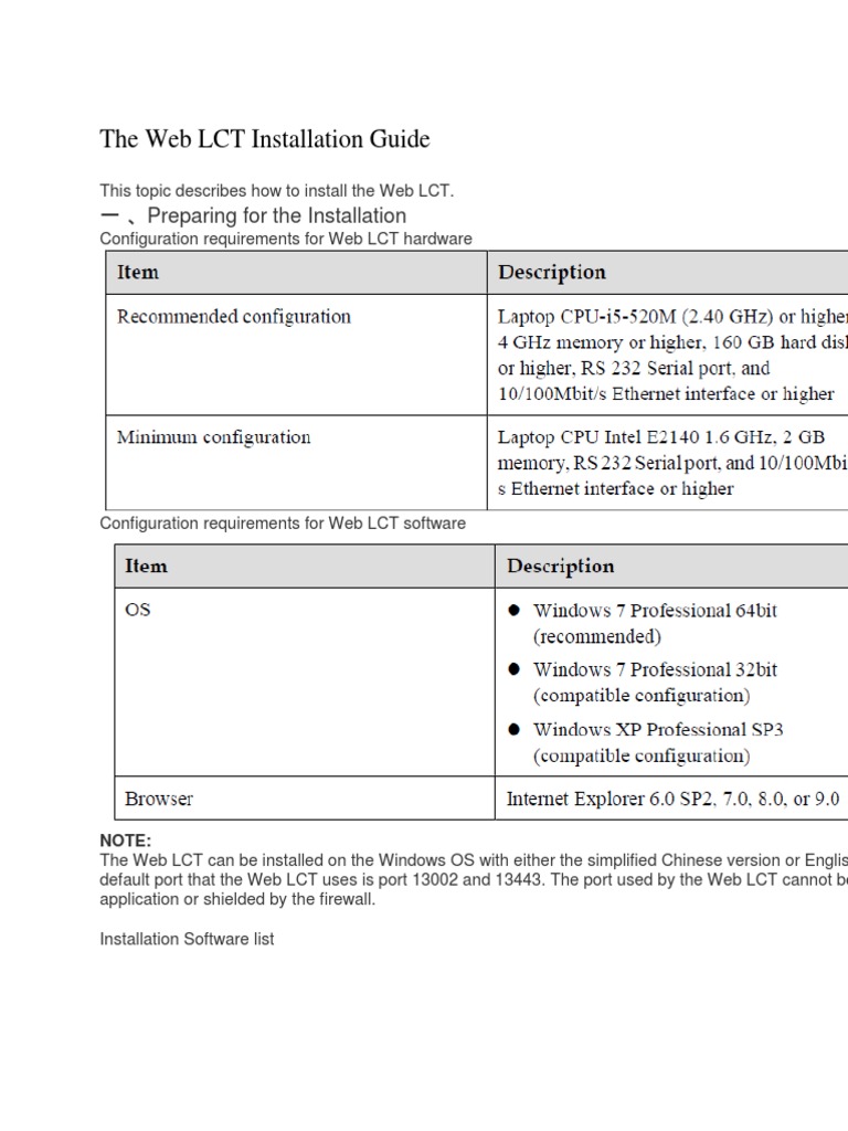 The Web LCT Installation Guide | PDF | Internet Explorer | Icon (Computing)