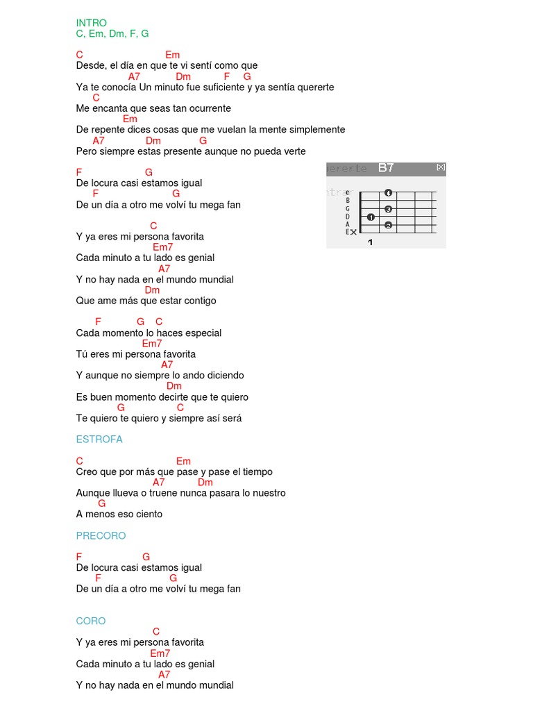 Mi Persona Favorita | PDF | Poesía
