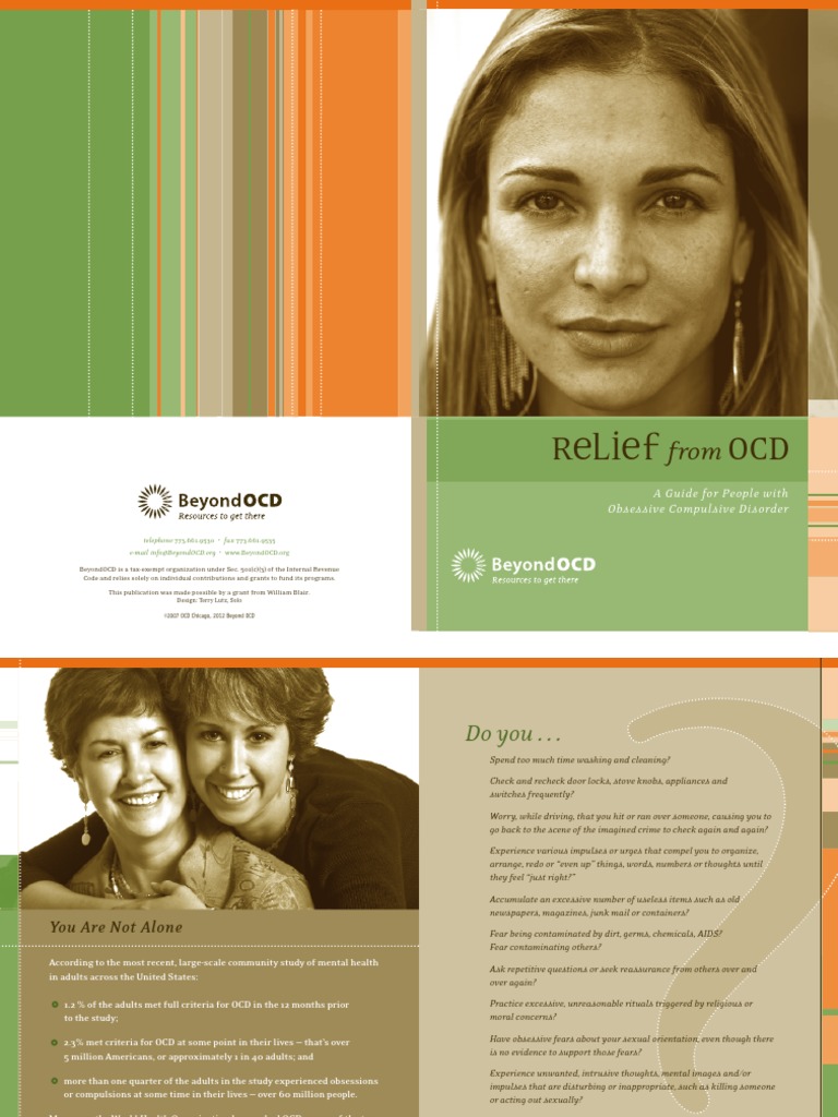Relief OCD: A Guide For People With Obsessive Compulsive Disorder | PDF ...