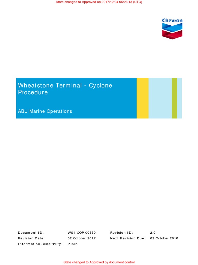 Wheatstone Terminal Cyclone Response Guide | PDF | Weather Forecasting ...