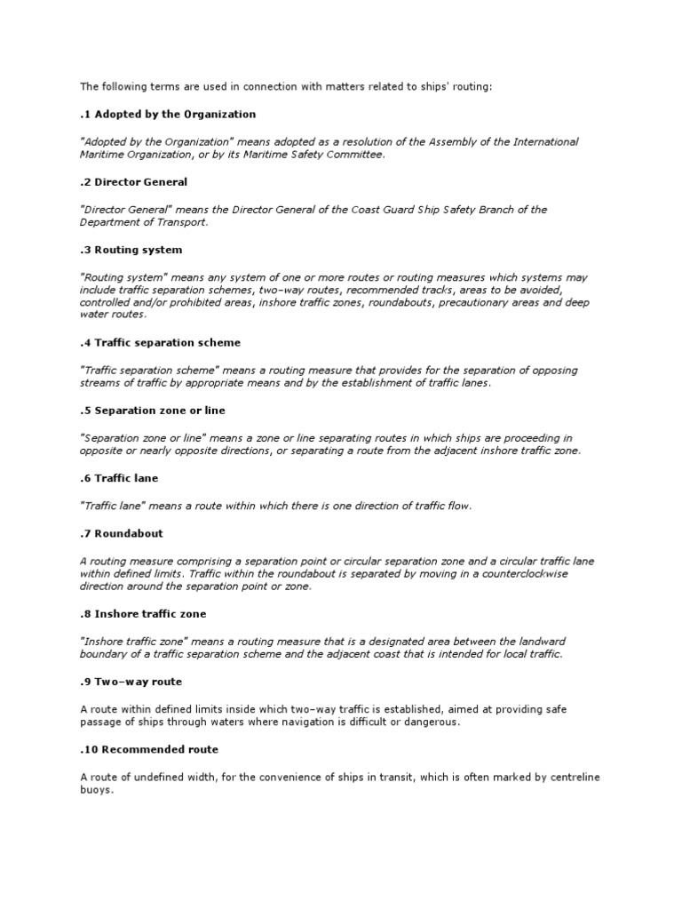 Ships Routing | PDF | Traffic | Ships