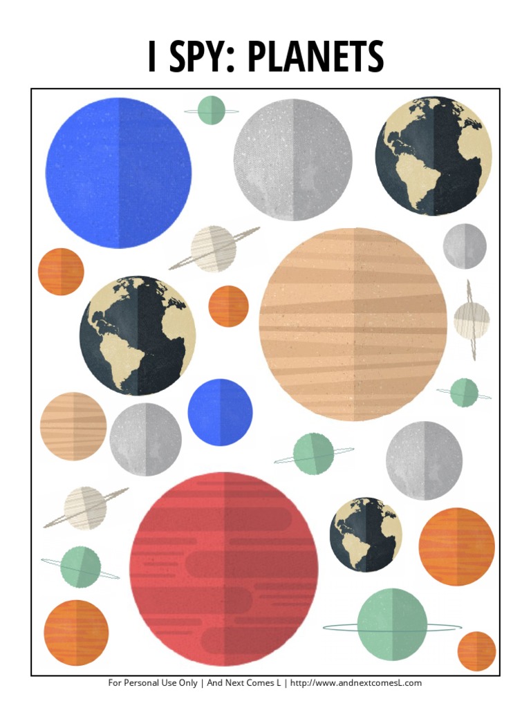 I Spy Planets | PDF