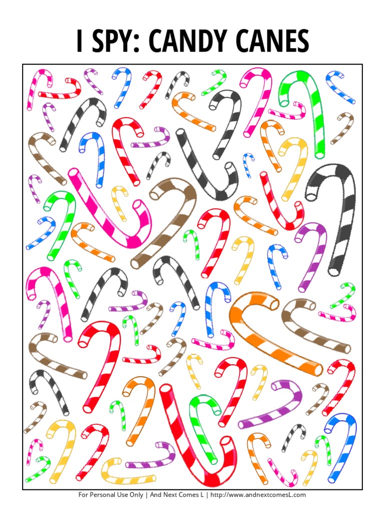 I Spy Candy Canes | PDF