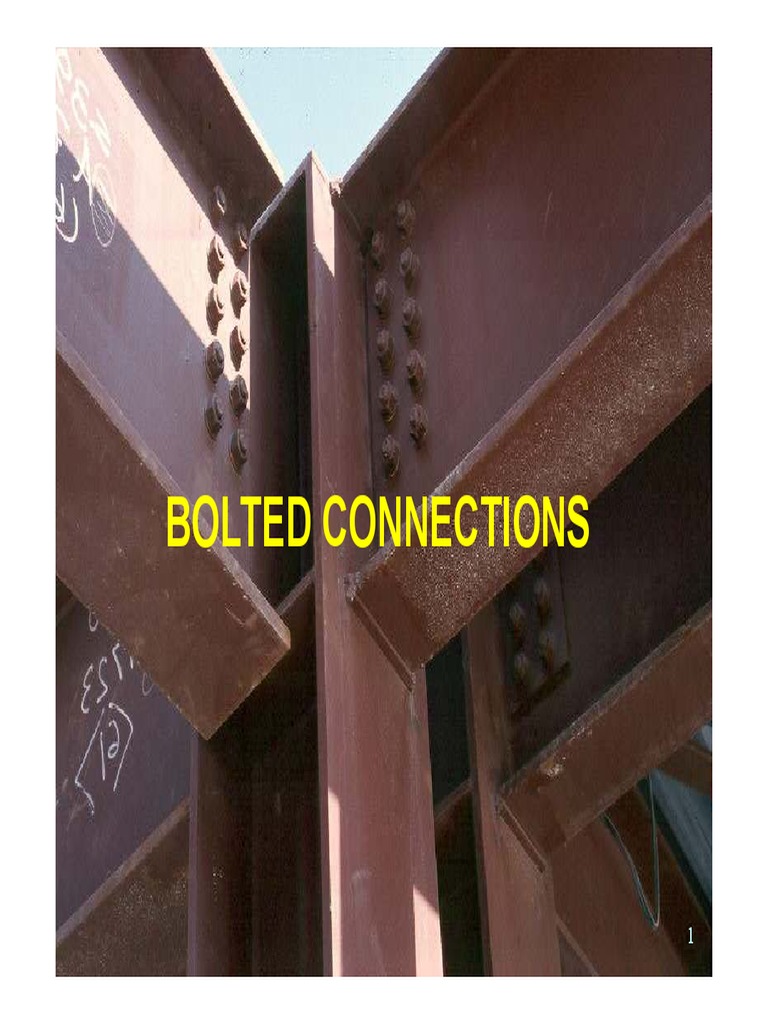 Bolted Connections | PDF | Rivet | Screw