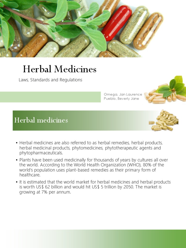 Herbal Medicines Laws Standards | PDF | Herbalism | Alternative Medicine
