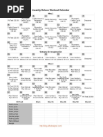 Insanity Workout Guide | PDF | Individual Sports | Physical Exercise