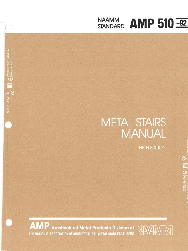 NAAMM Manual 510-92 PDF | PDF