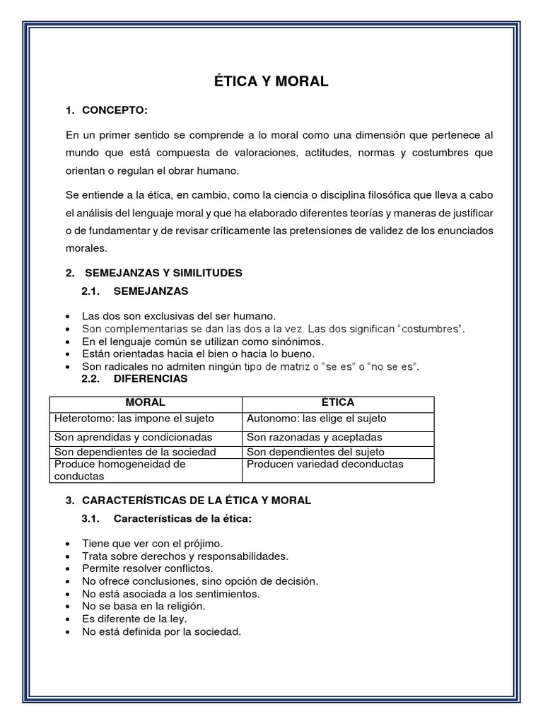 Etica y Moral Grupo 1 | PDF | Moralidad | Comportamiento