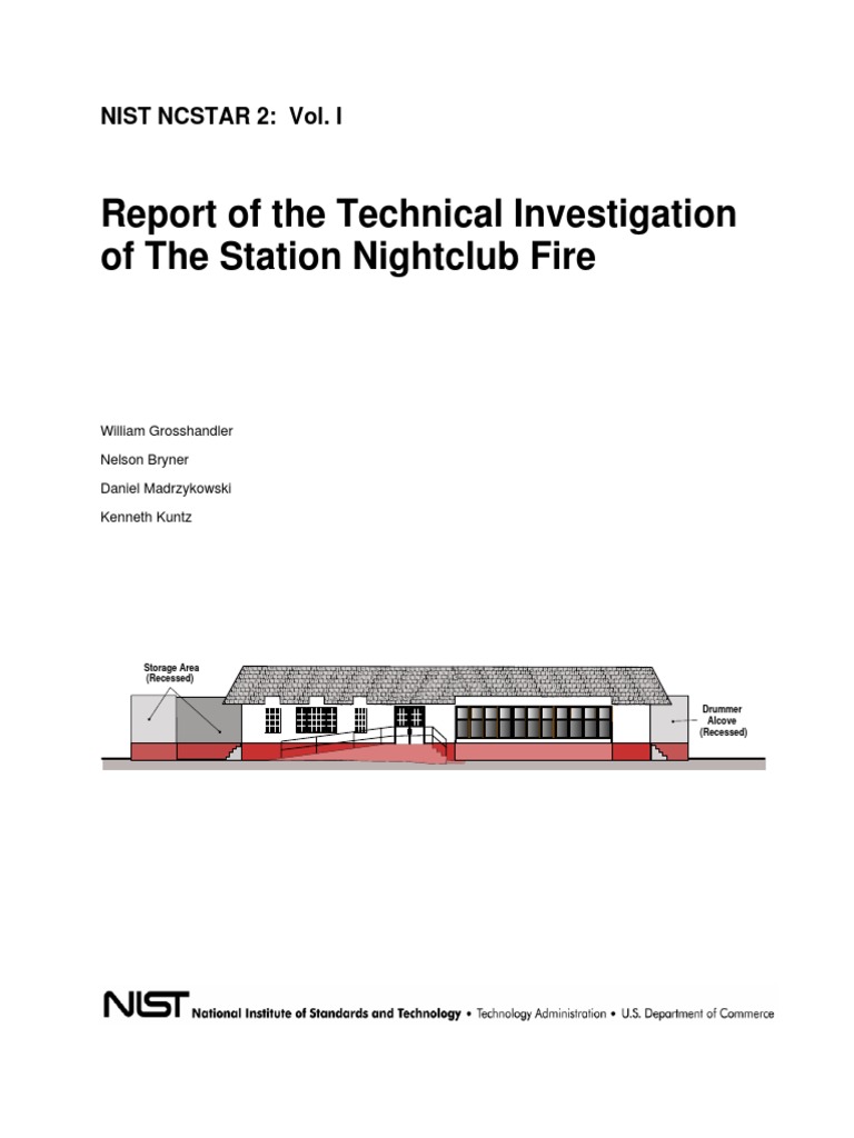 Station NIght Club Fire NIST Report | Fire Sprinkler System | Pyrotechnics