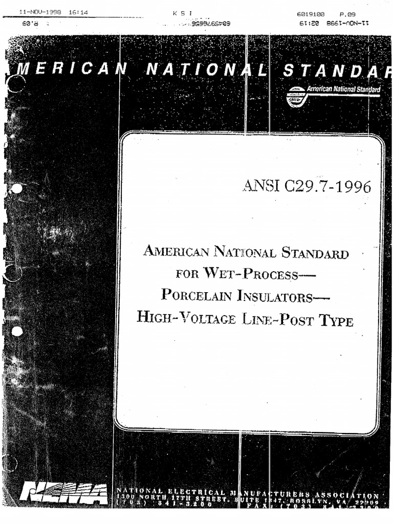 Ansi C 29 7 PDF | PDF