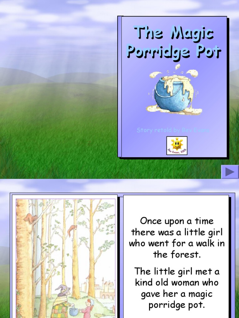 Magic Porridge Pot Story Book - Pps | PDF
