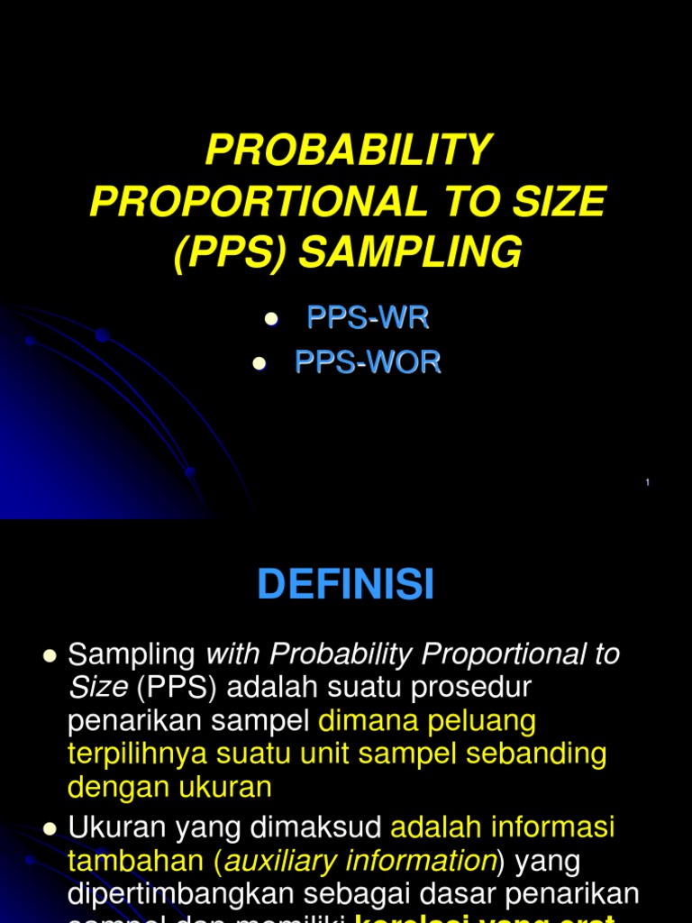 (PPS) Sampling | PDF