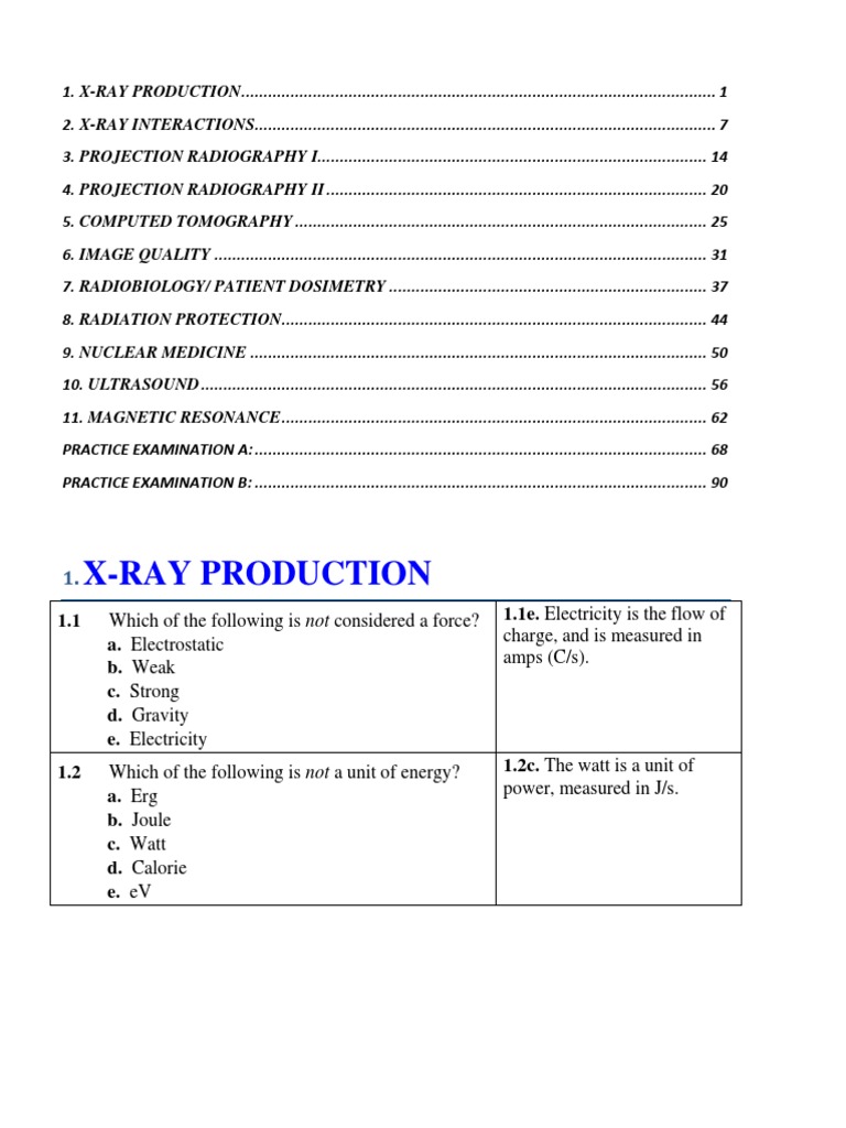 Walter Huda MCQ's 3rd Ed | PDF | X Ray | Mammography