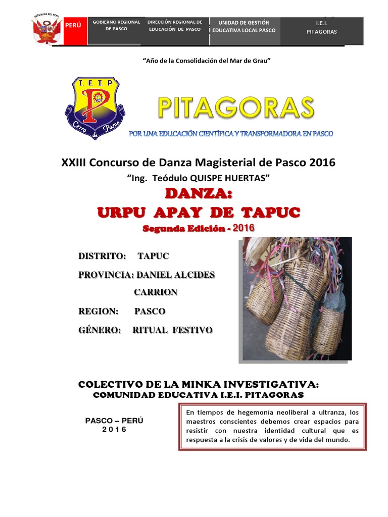 Urpu Apay - Pasco Perú | Descargar gratis PDF | Imperio Inca | Perú