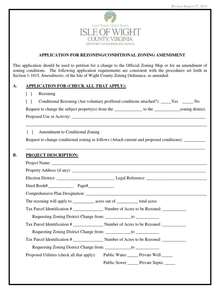 Rezoning Application | PDF | Covenant (Law) | Notary Public