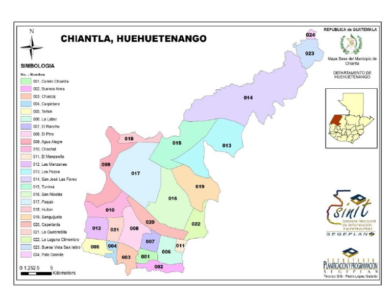 Mapa de Chiantla | PDF