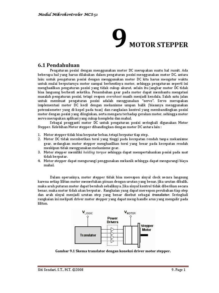 Motor Stepper | PDF