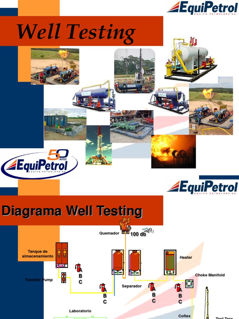 Equipos y Seguridad en Well Testing | PDF | Corrosión | Rieles