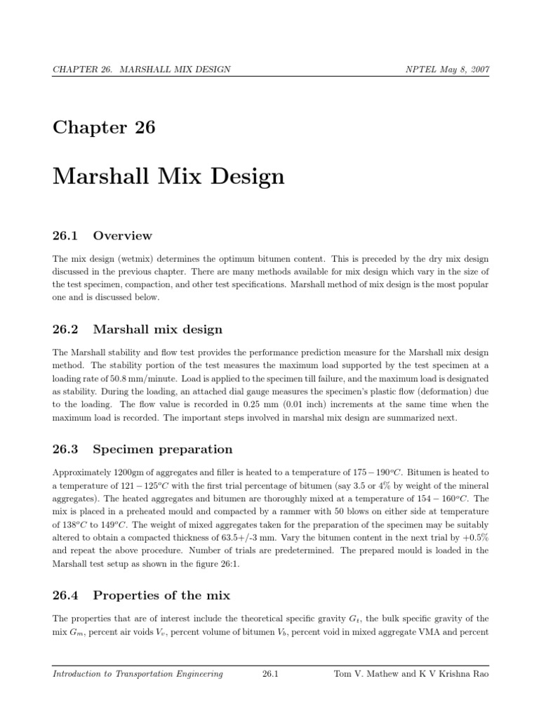 Marshal Test 2 | PDF | Asphalt | Deformation (Engineering)
