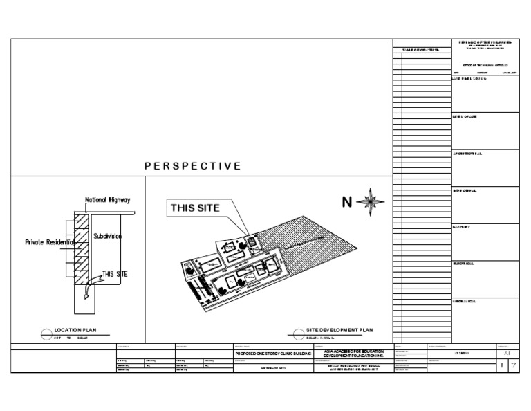 Perspective: Location Plan Site Development Plan | PDF | Business