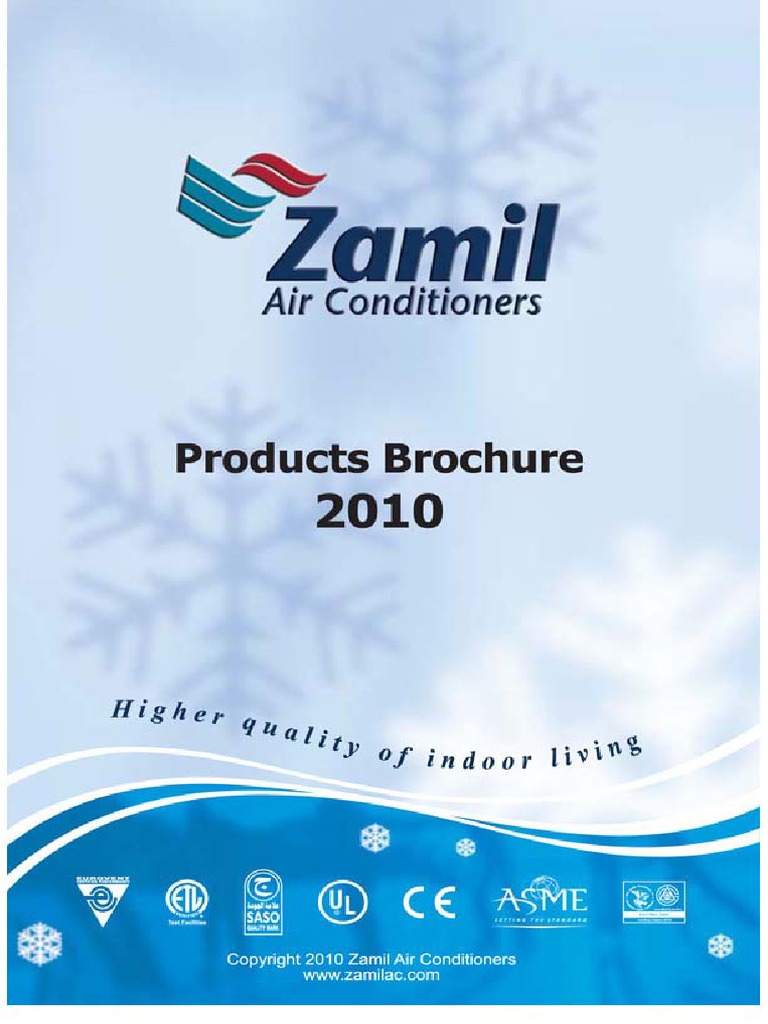 Zamil Product Brochure PDF | PDF | Building Automation | Air Conditioning