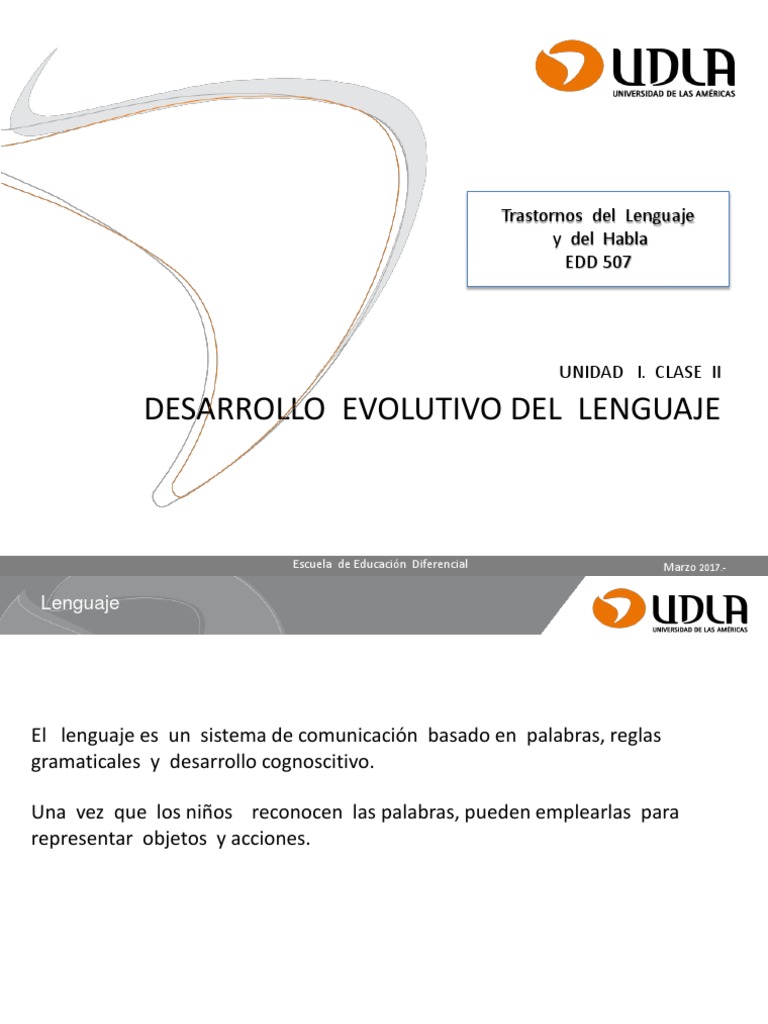 Desarrollo del Lenguaje en Niños | PDF | Aquisición de idioma | Palabra
