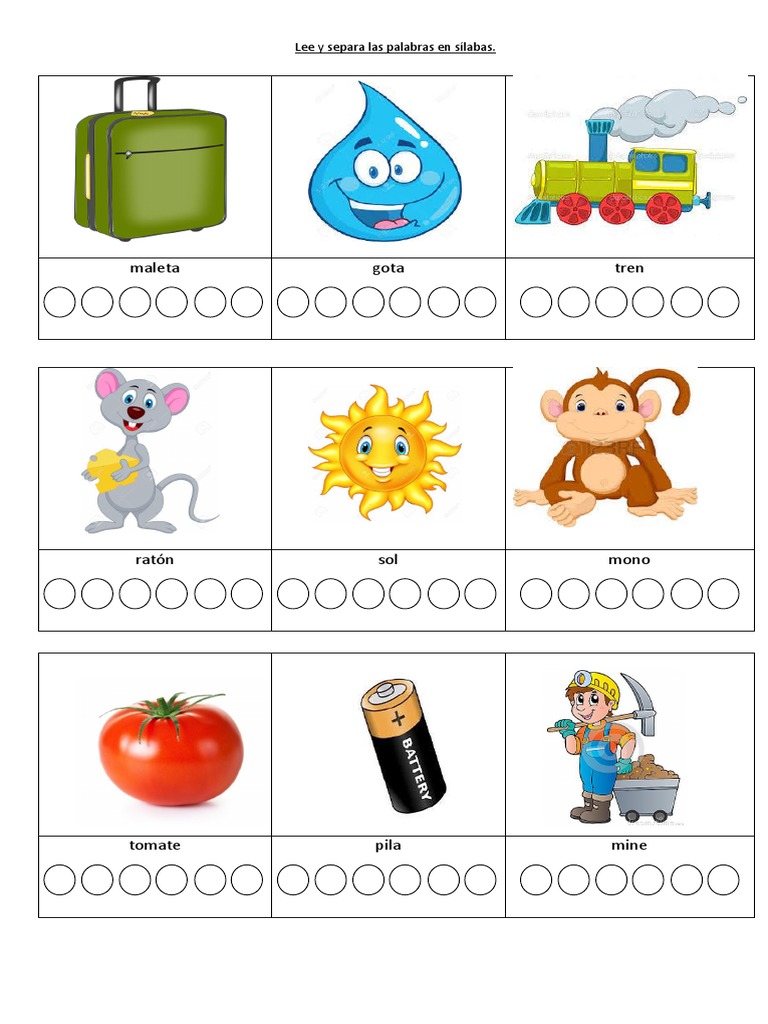 CONTEO Silabas | PDF
