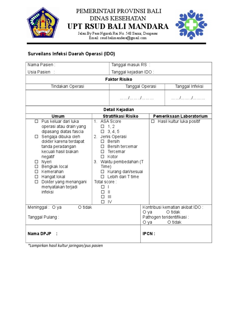 Formulir Kejadian Ido | PDF