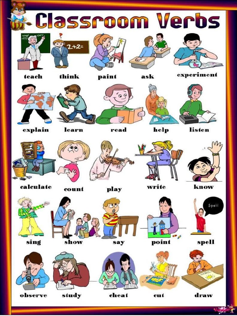 Classroom Verbs | PDF