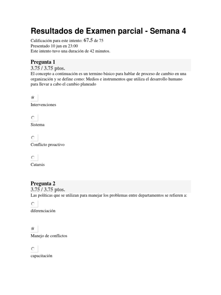 Políticas para Manejo de Conflictos Organizacionales | PDF ...