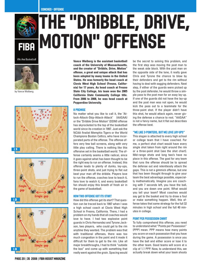 The Drive Dribble Motion Offense | PDF | Athletic Sports | Games Of ...