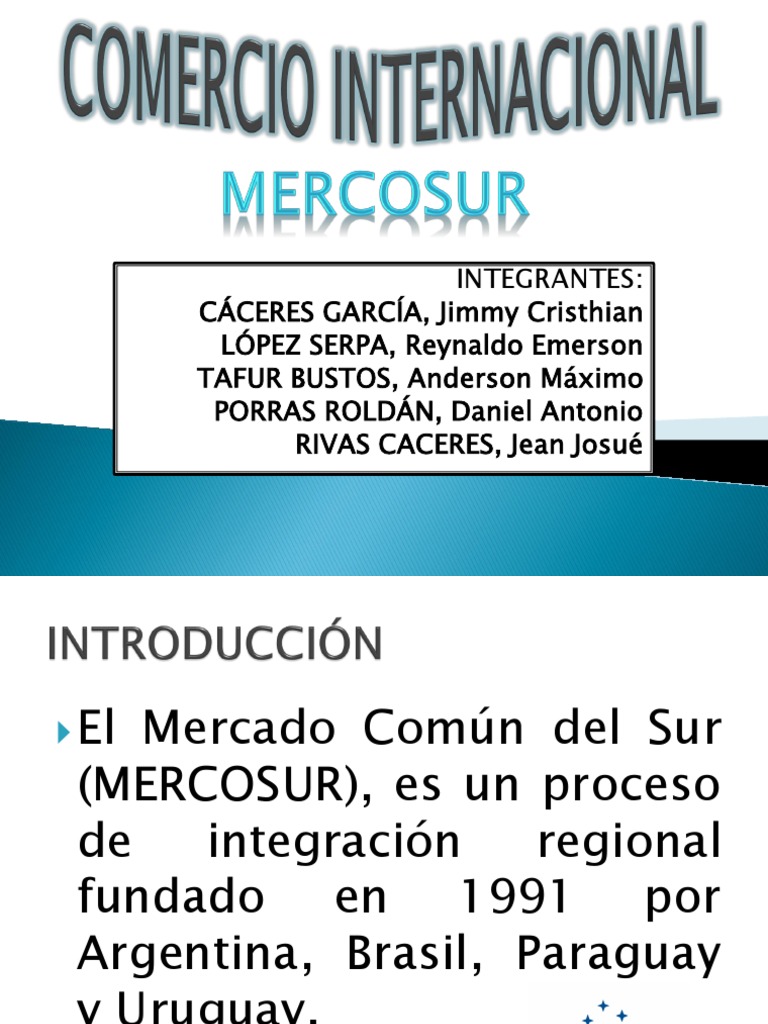 Mercosur | PDF | Economias | Economía (general)