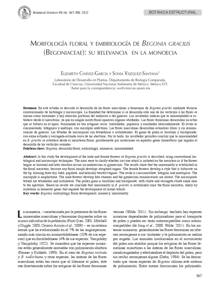 Flores, Plantas. Anatomía y Morfología | PDF | Flores | Sexo