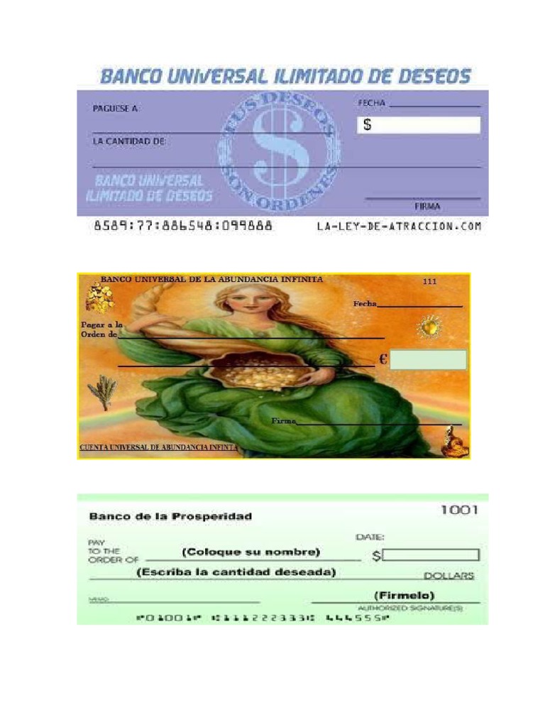 Cheques para Imprimir | PDF