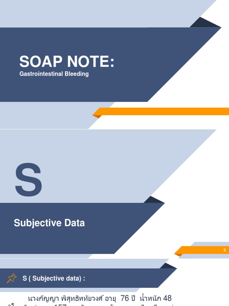 Soap Gi Bleeding | PDF