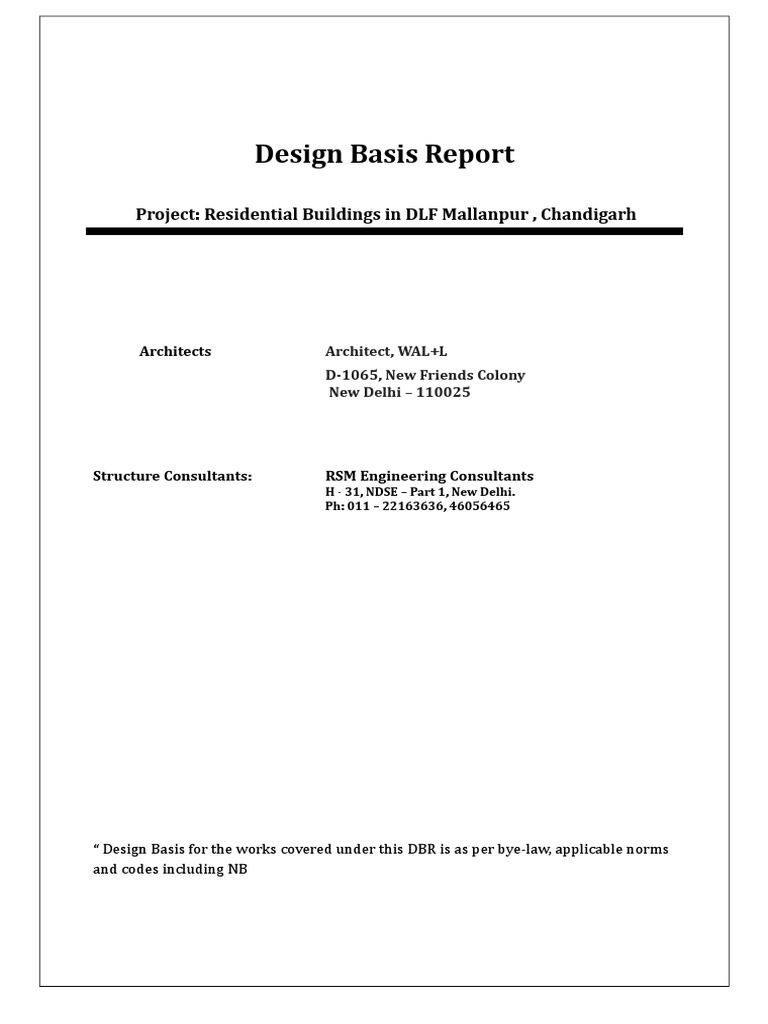 DBR-Residence For Col. Ghai | PDF | Beam (Structure) | Concrete