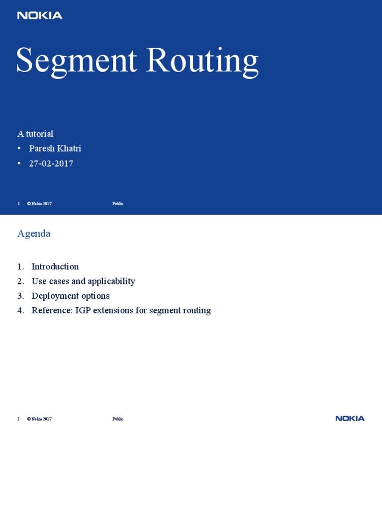 Apricot 2017 Segment Routing Tutorial V10 1488180101 Pdf Multiprotocol Label Switching 6017