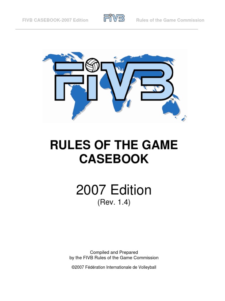 Fivb | PDF | Volleyball | Referee