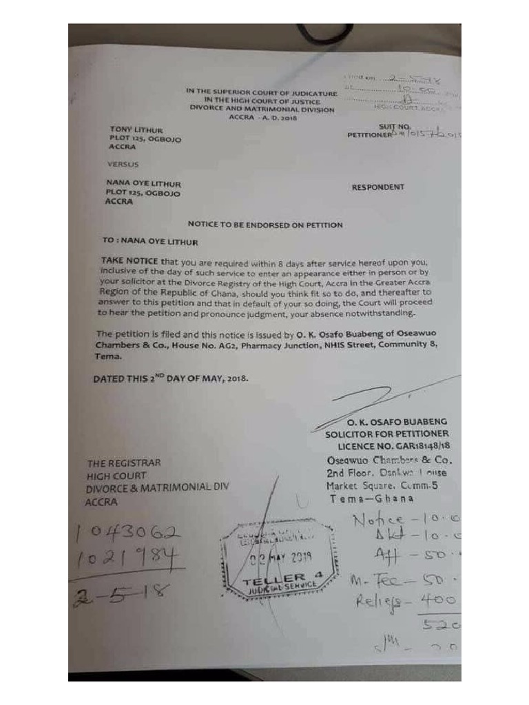 Oye Lithur Has 'Violent and Cruel Traits' - Tony Lithur Claims in ...