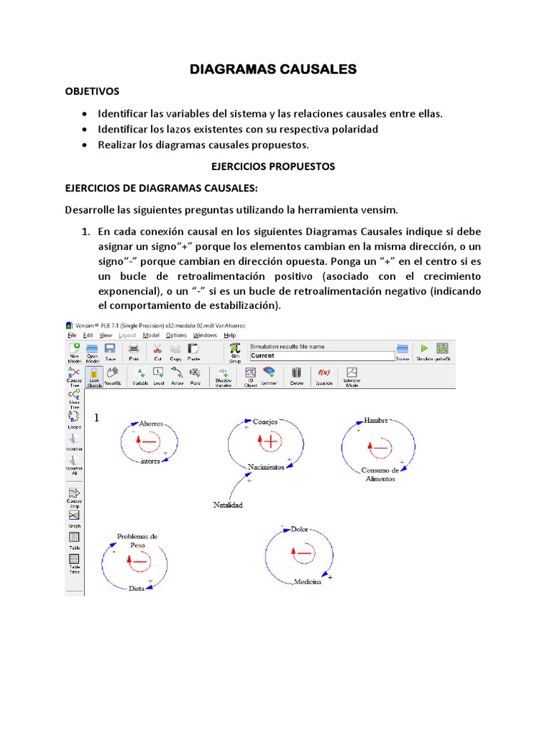 Diagramas Causales: Ejercicios y Análisis | PDF | Población ...