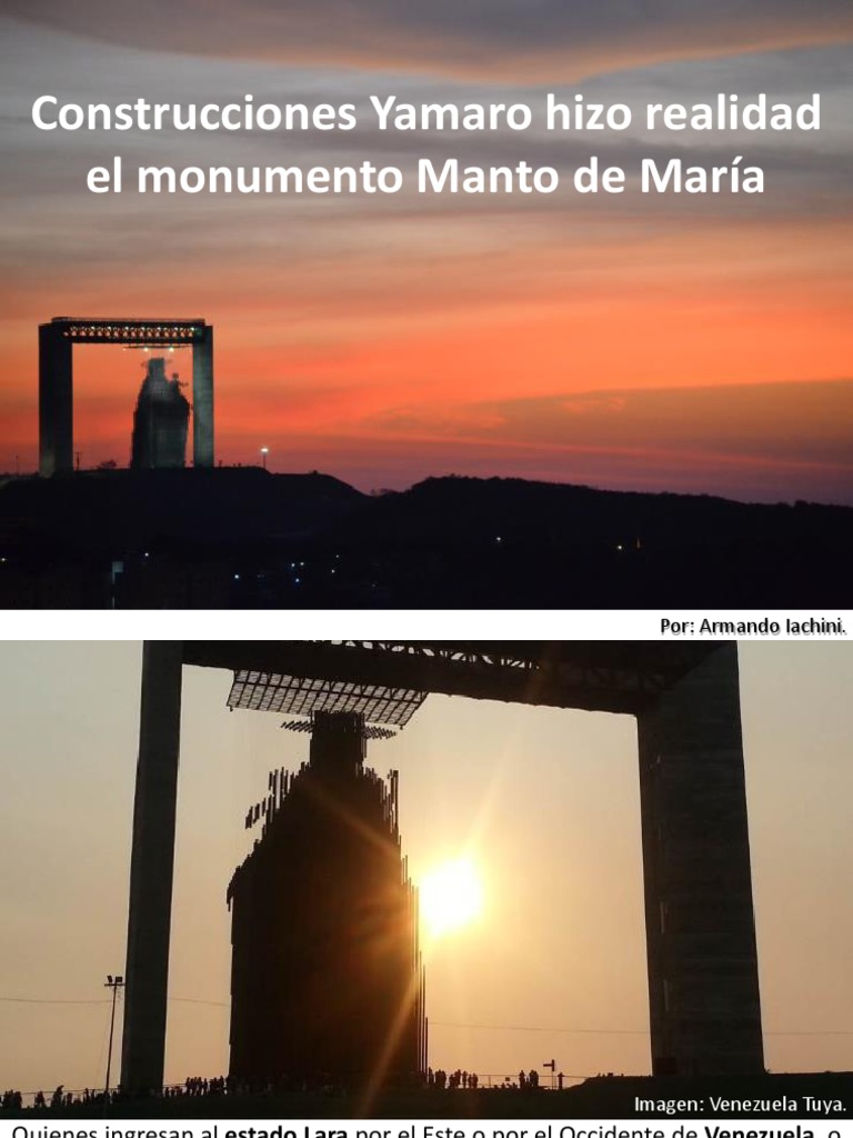 Monumento Manto de María en Barquisimeto | PDF | Venezuela