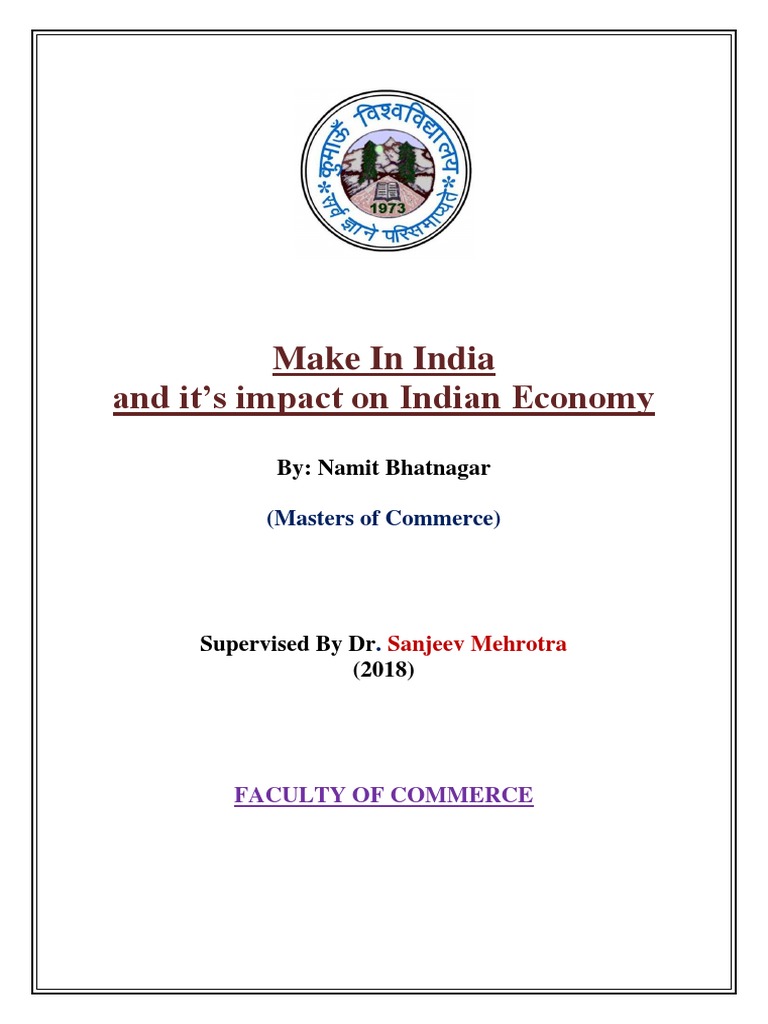 Make in India | PDF | Business