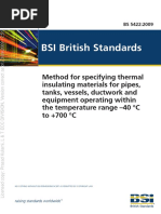 BS 5422:2023 Insulation Guidelines | PDF | Thermal Insulation | Duct (Flow)