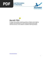 Berol 226 SA: Technical Information | PDF | Surfactant | Solubility