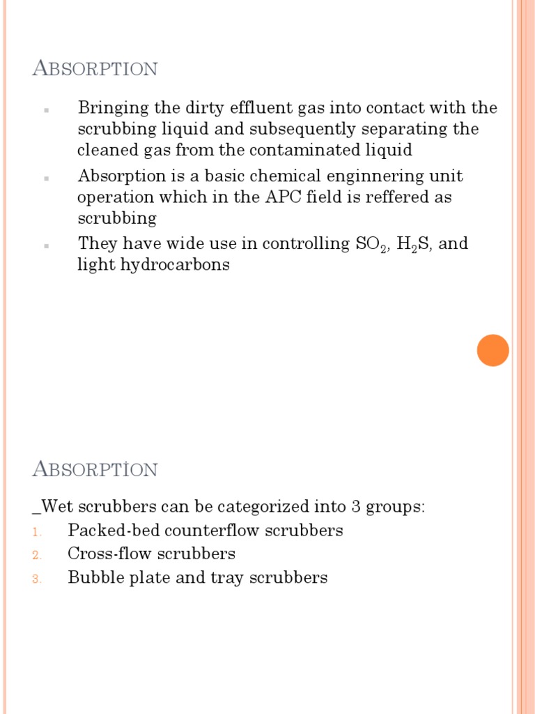 Gas Absorption | PDF | Solution | Gases