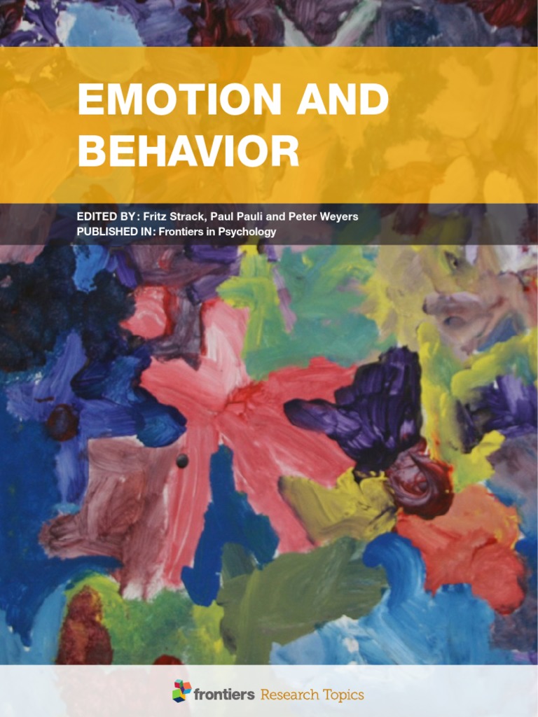 Emotion and Behavior | PDF | Affect (Psychology) | Emotions