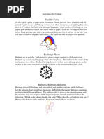 What Color Is It Telepathy Game Answer Sheet | PDF