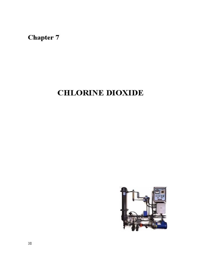 Chlorine Dioxide | PDF | Chlorine | Disinfectant