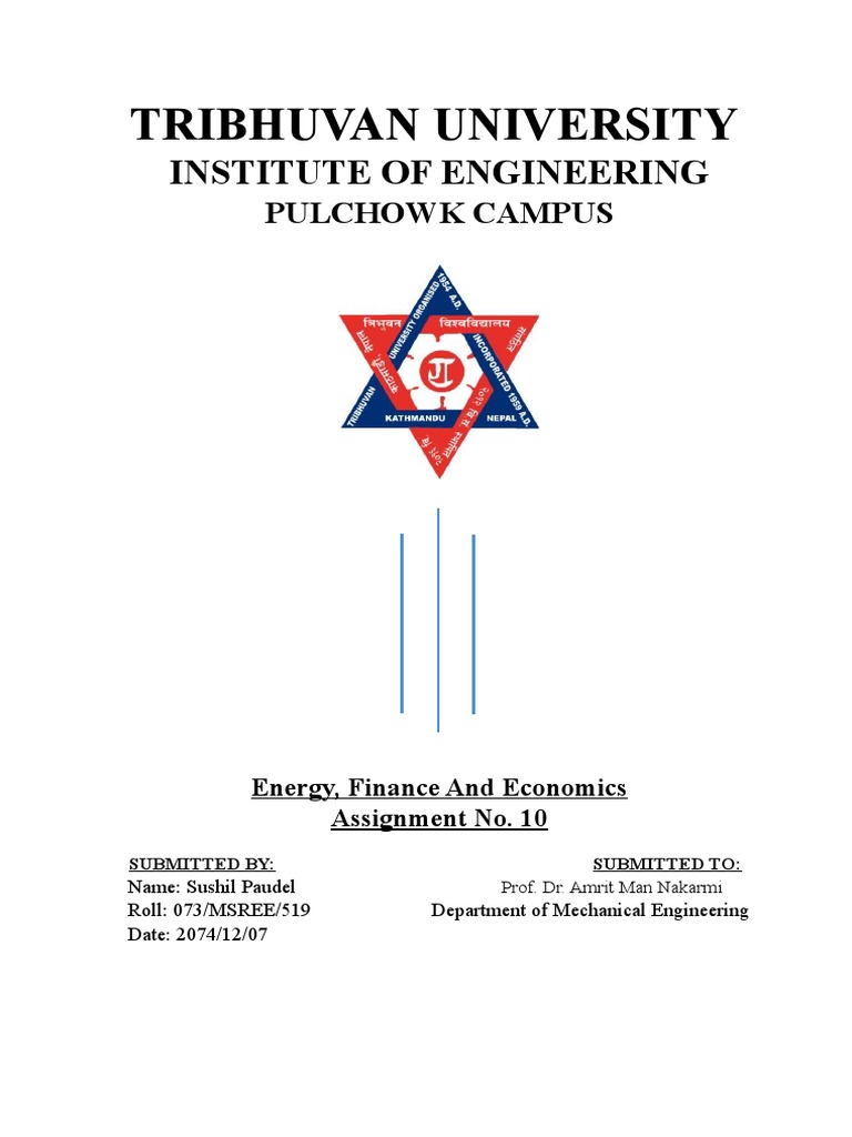 Tribhuvan University: Institute of Engineering | PDF