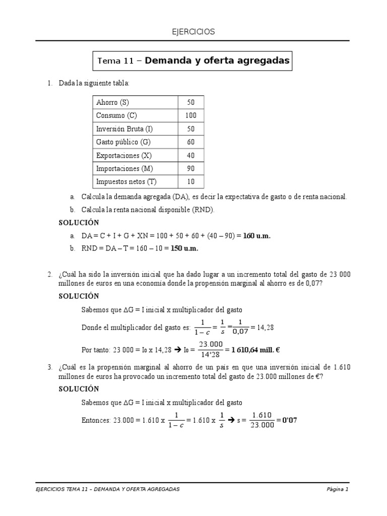 02 - Ejercicios Resueltos Economía 1º Tema 10 1 | PDF | Macroeconómica ... 02 - Ejercicios Resueltos Economía 1º Tema 10 1 | PDF | Macroeconómica ...